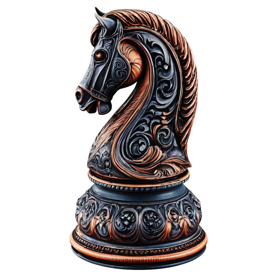 Horse Chess - 3D Model for VRay, Corona