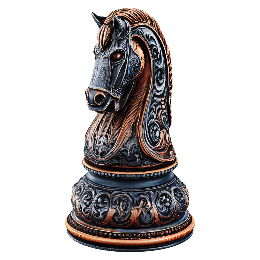 Horse Chess - 3D Model for VRay, Corona
