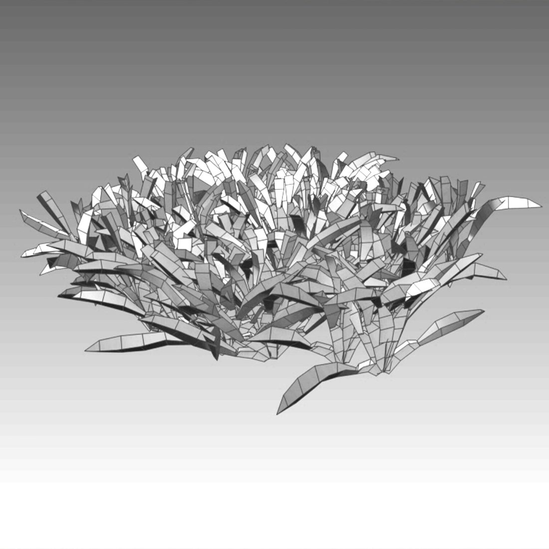 Axonopus Compressus_cut_01 3D Model for VRay, Corona | CGMood