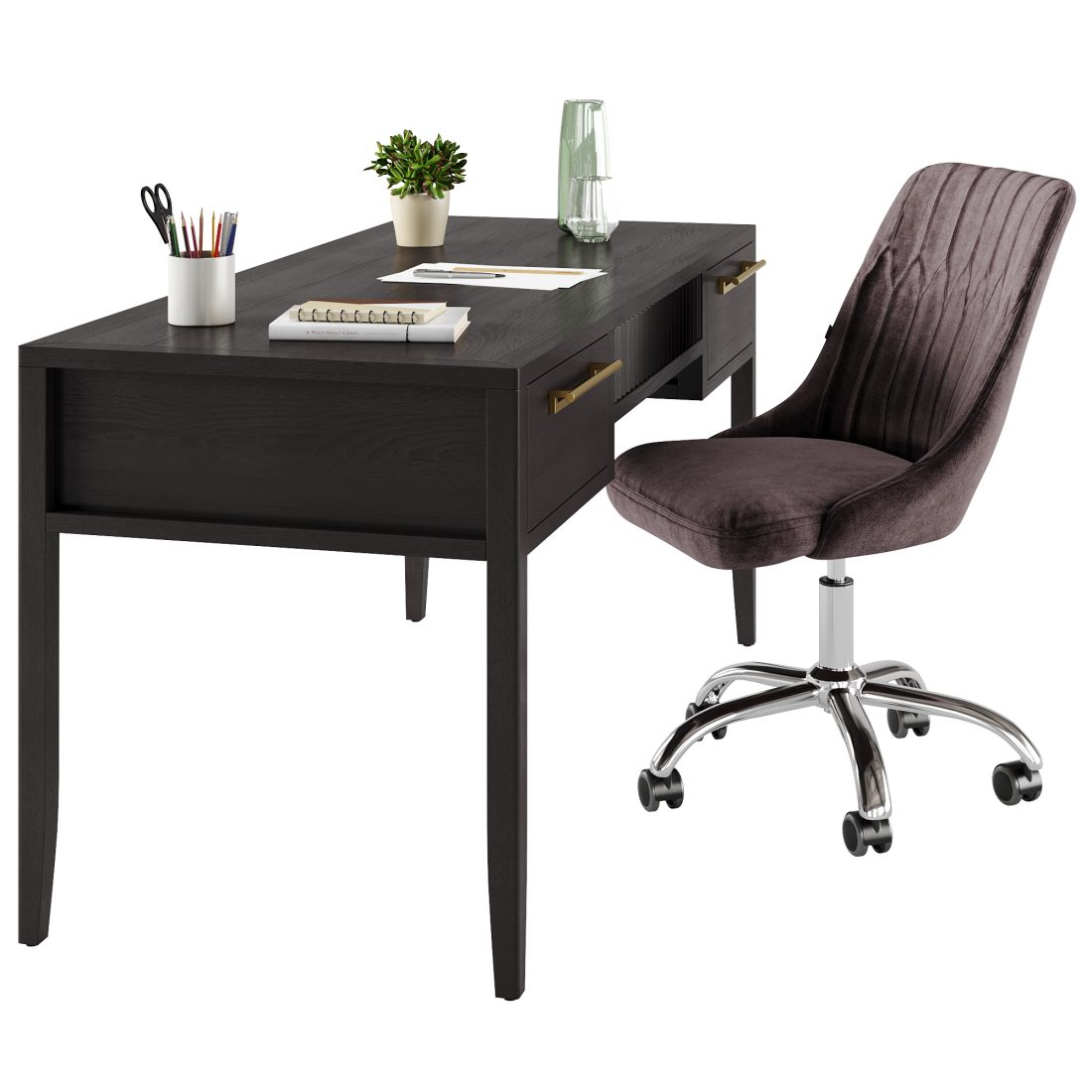 Moon Desk 3D Model for VRay, Corona | CGMood