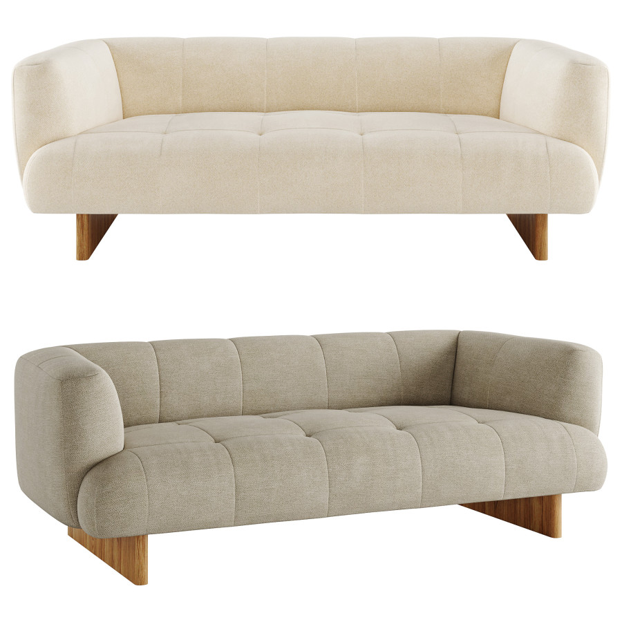 Sofa Quilton Lift 2 Seater 3D Model for VRay, Corona | CGMood