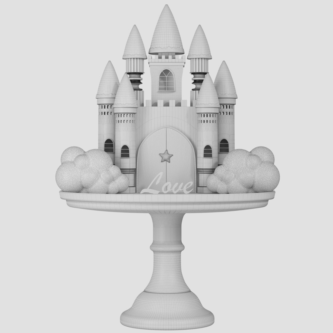 Children's Castle - 3D Model for Corona