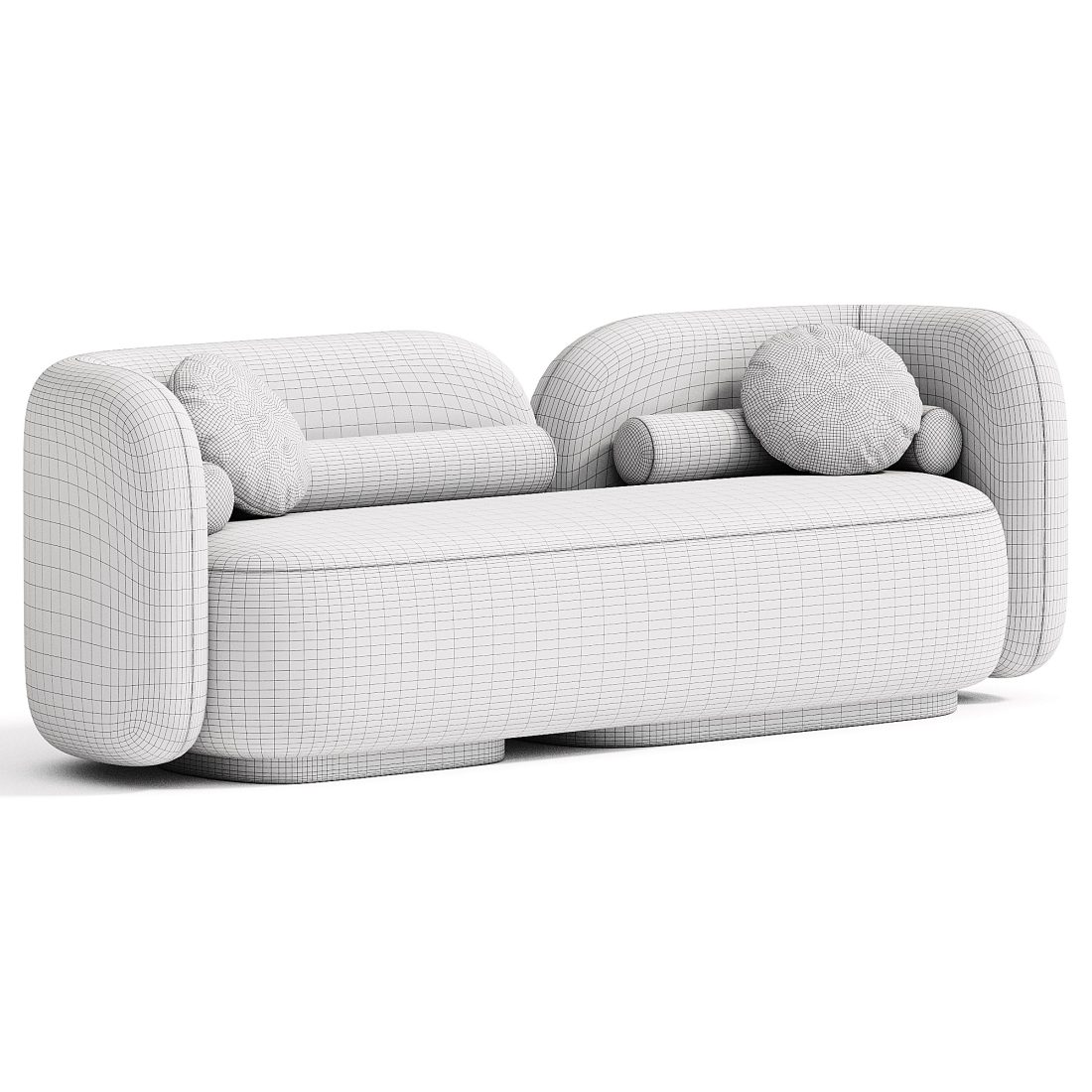 Dekorlist Cuddle Kanepe - 3D Model for Corona