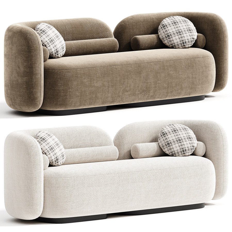 Dekorlist Cuddle Kanepe - 3D Model for Corona