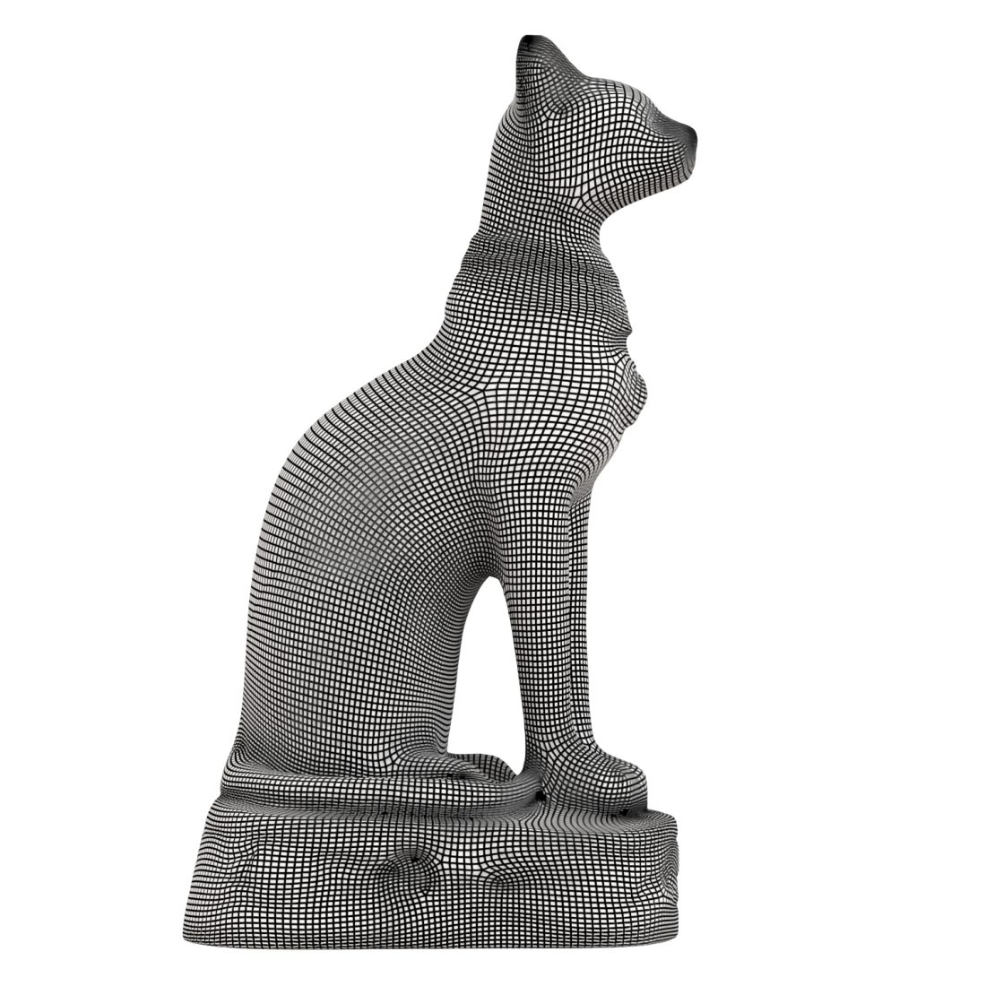 Egyptian Cat Figurine 3D Model for VRay | CGMood