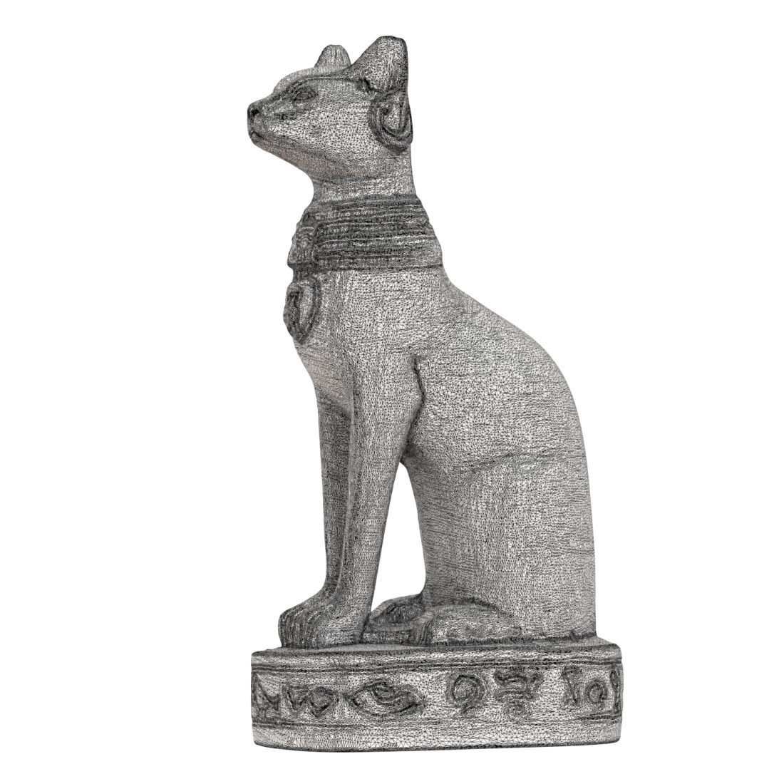 Egyptian Cat Figurine 3D Model for VRay | CGMood