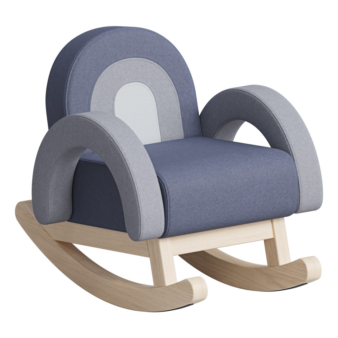 Rainbow Rocking Chair - 3D Model for VRay, Corona
