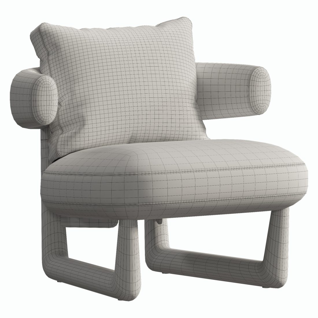 Stig Armchair - 3D Model for Corona