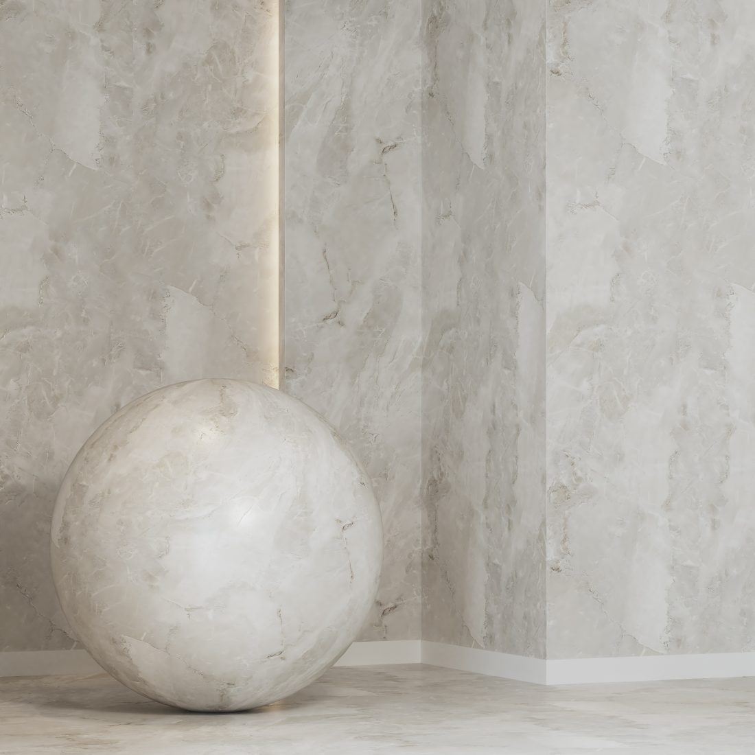 Decorative Stone_48 - 3D Model for VRay, Corona
