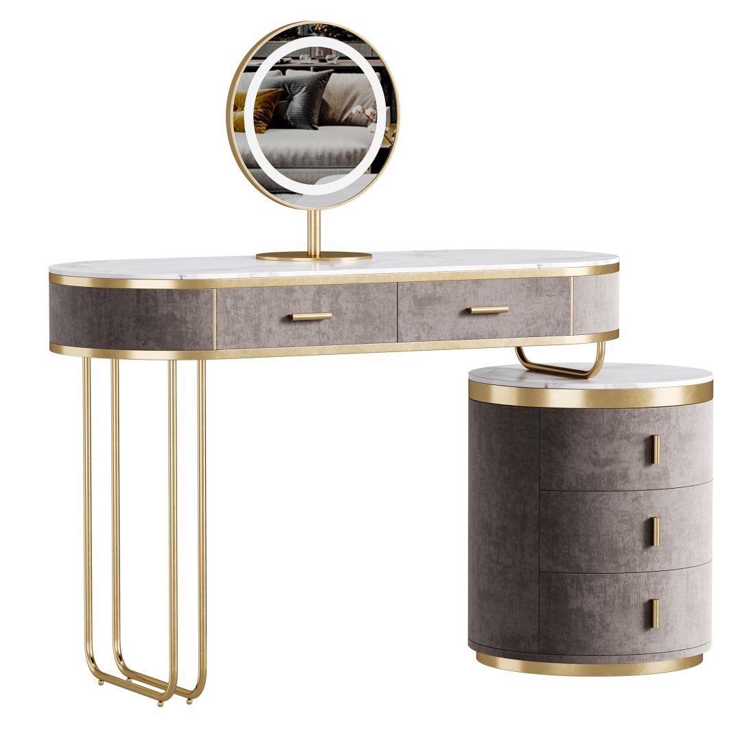 Dressing Table 36 - 3D Model for Corona