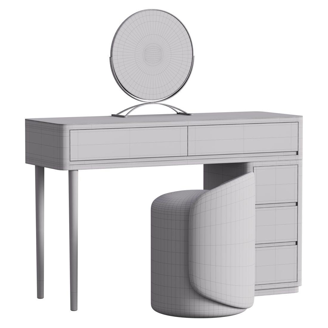 Dressing Table 37 - 3D Model for Corona