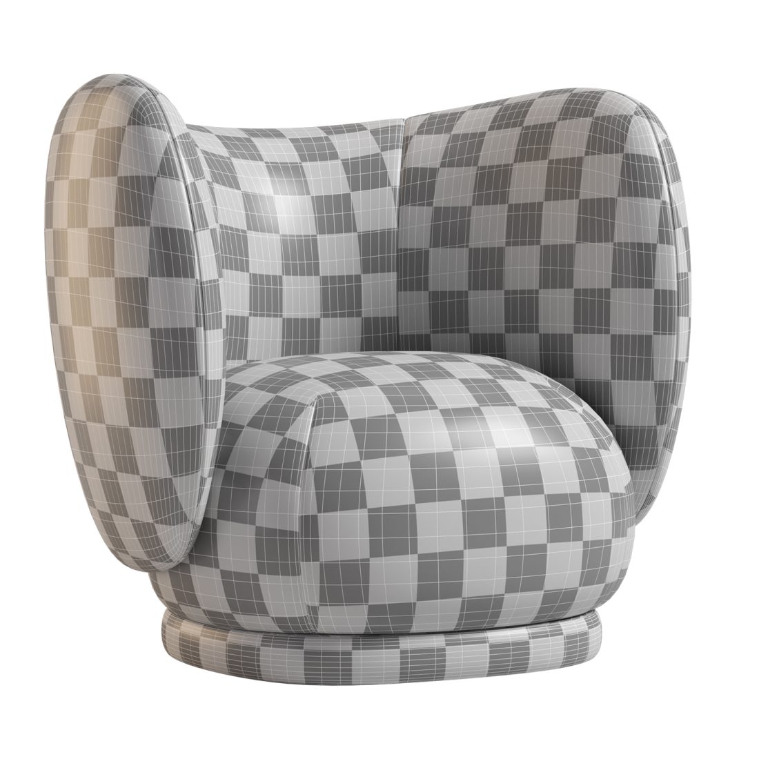 Rico Lounge Chair Louisiana - 3D Model for VRay, Corona
