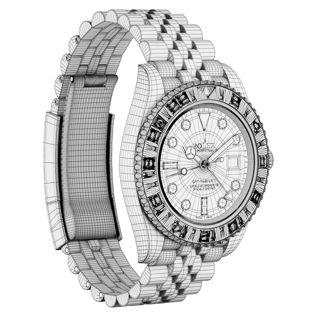 Rolex GMT-Master II Sprite - 3D Model for Corona