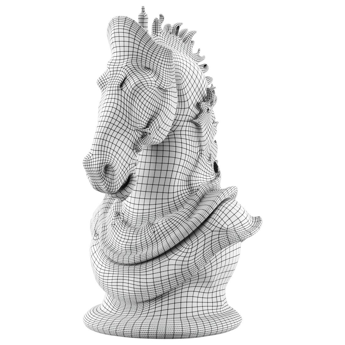 Horse Chess - 3D Model for VRay, Corona