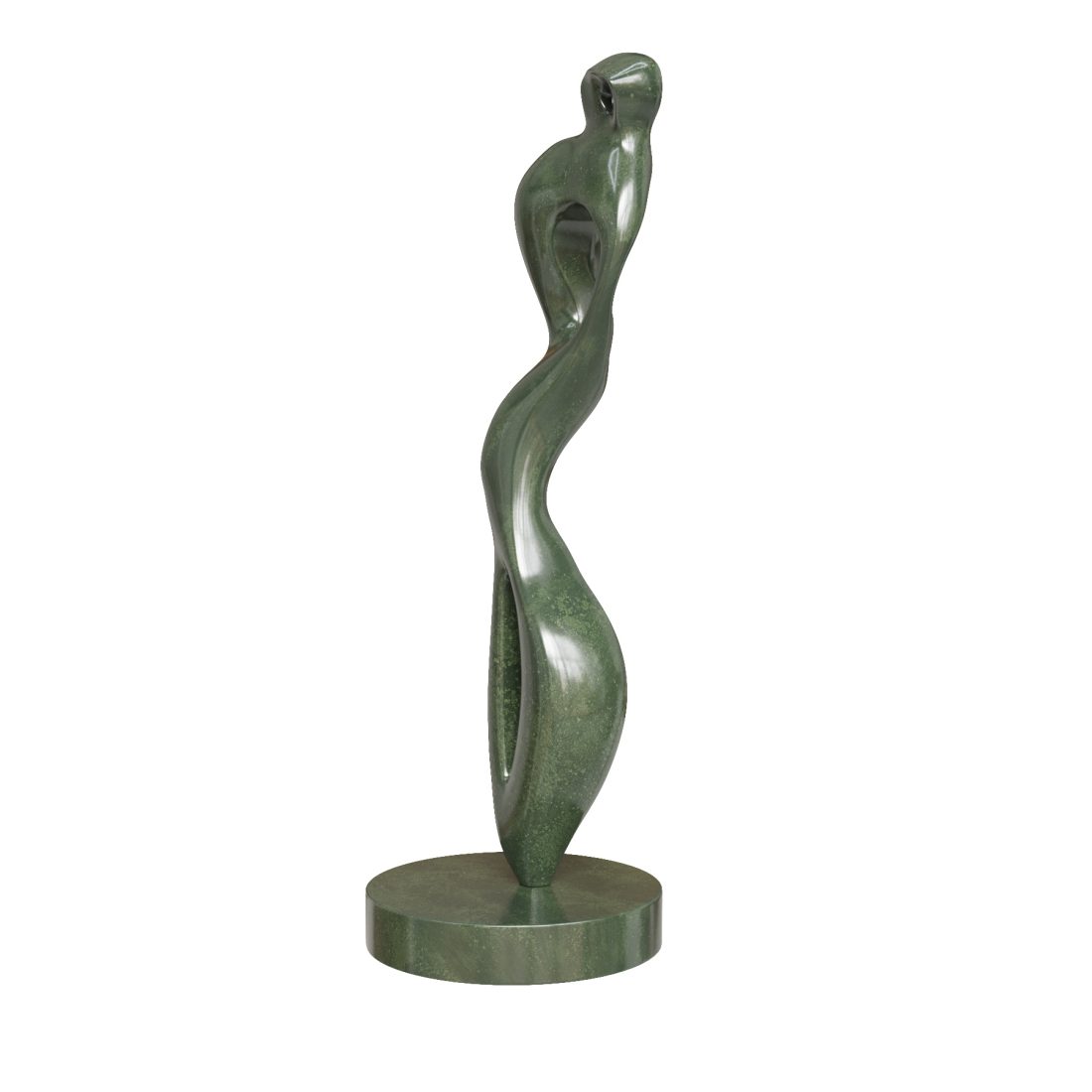 Henry Moore Interior Form Bronze Sculpture Statue 3D Model for Corona ...