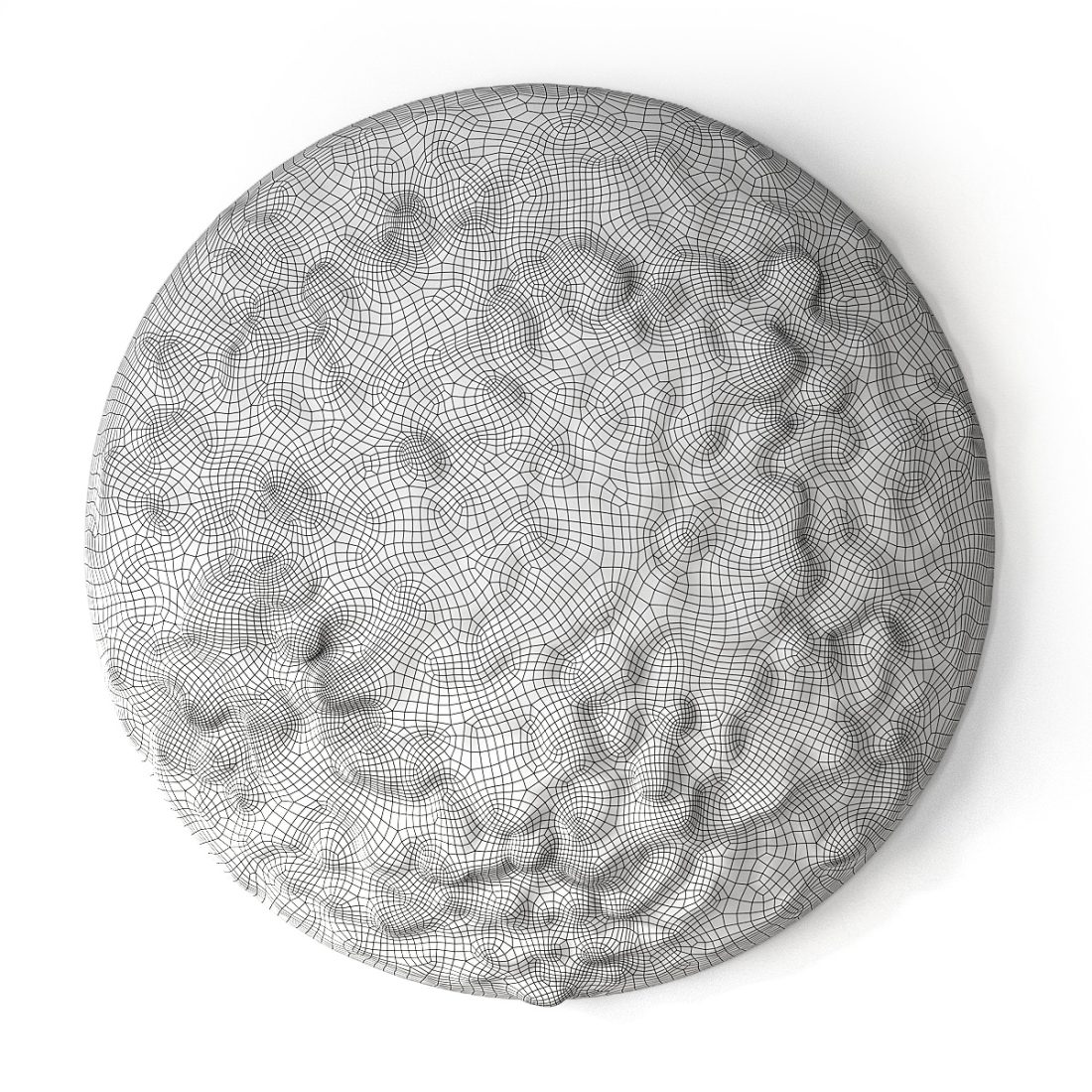 Decorative Panel Made Of Bronze - 3D Model for VRay, Corona