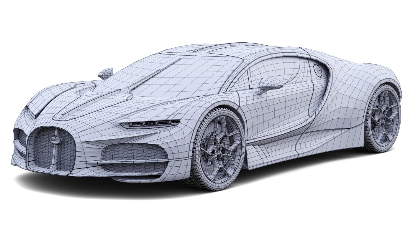 Bugatti Tourbillon - 3D Model for