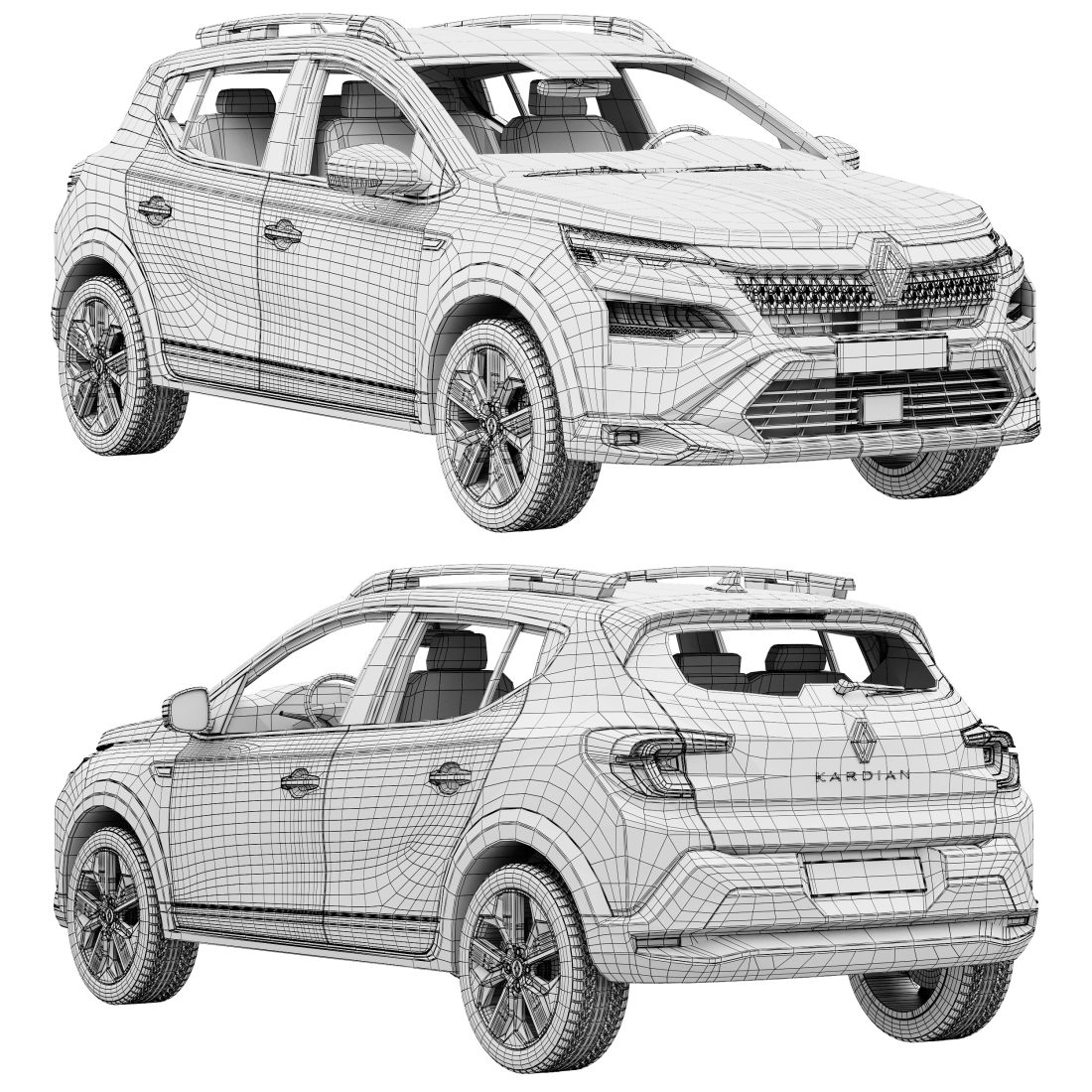 Renault Kardian 2024 3D Model for Corona | CGMood