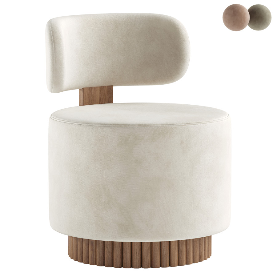 Diane Dining Chair 3D Model for VRay, Corona | CGMood