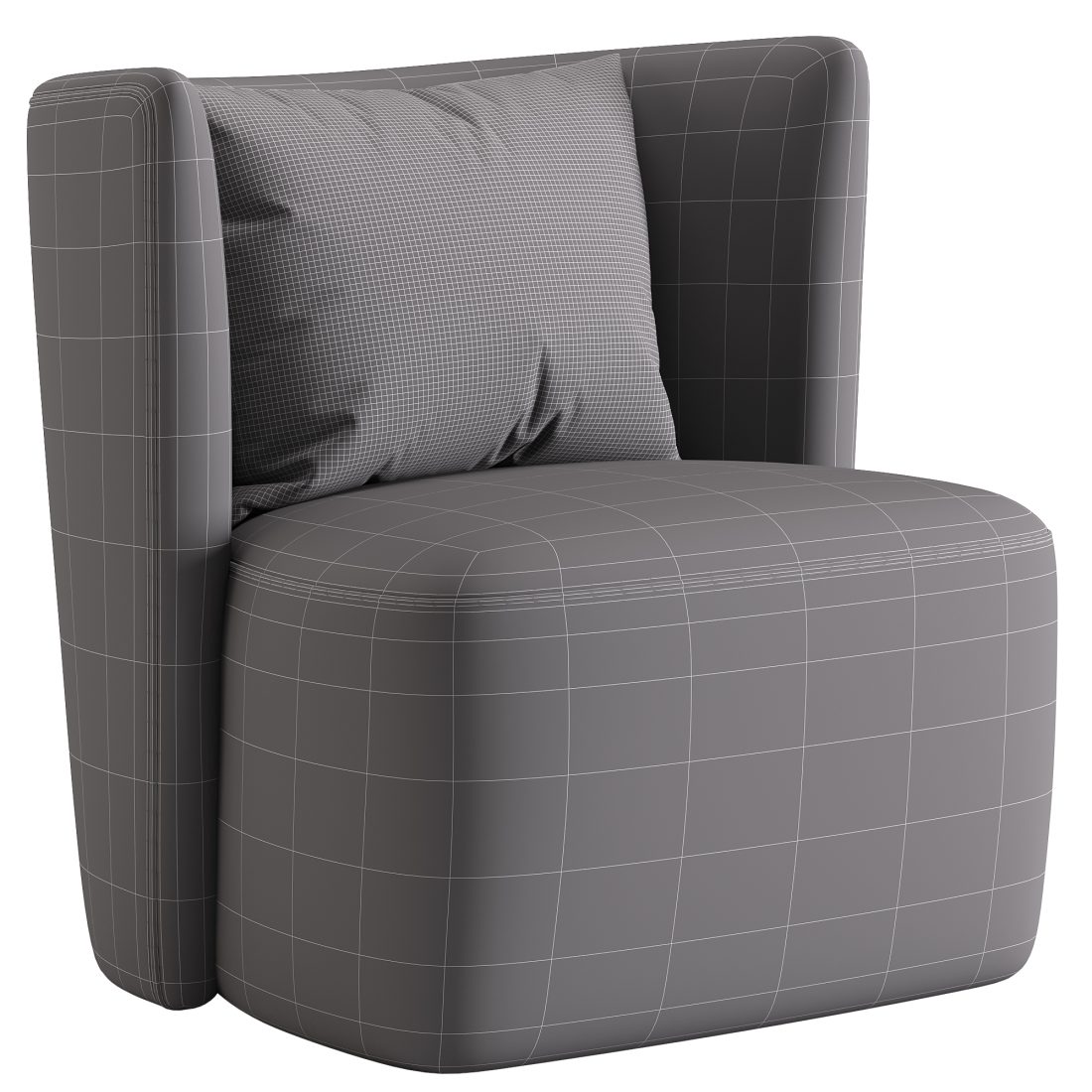 Sculpted Swivel Chair 3D Model for Corona | CGMood