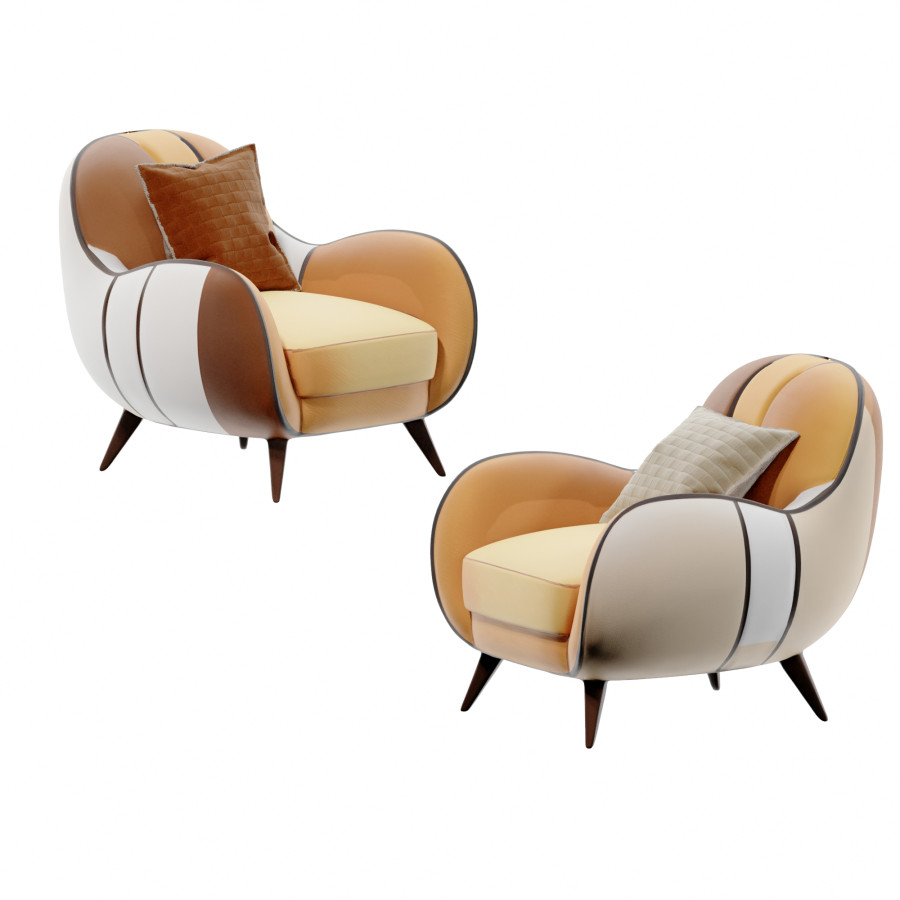 Modern Lounge Chair Lounge Sofa - 3D Model for Corona