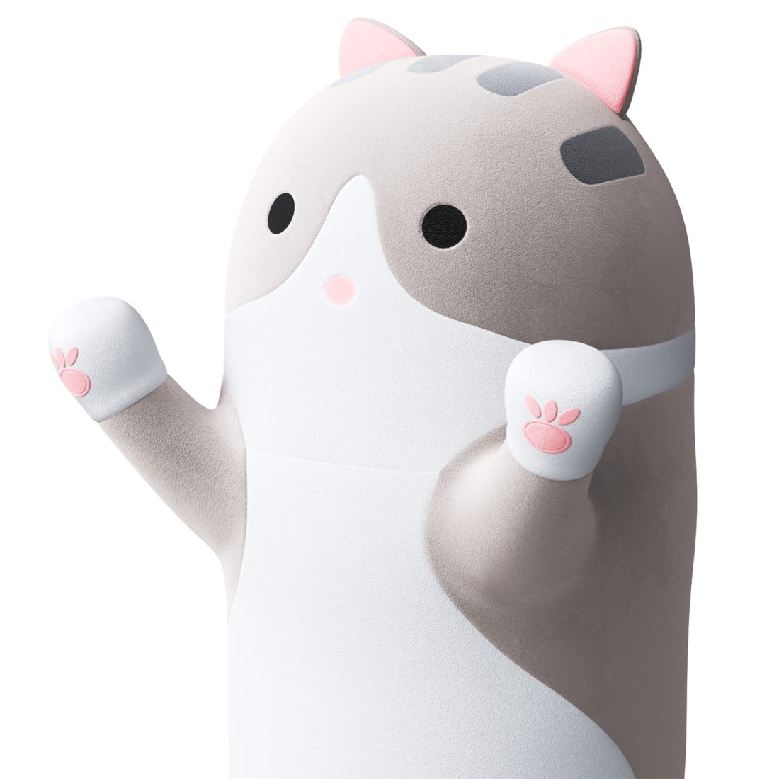 Soft Toy Pillow Long Cat - 3D Model for VRay, Corona
