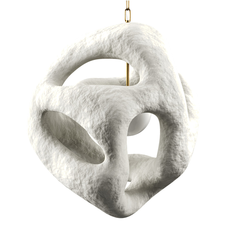 Fertility Form Illuminated Sculpture - 3D Model for VRay, Corona