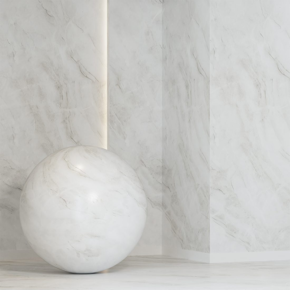 Decorative Stone_52 - 3D Model for VRay, Corona