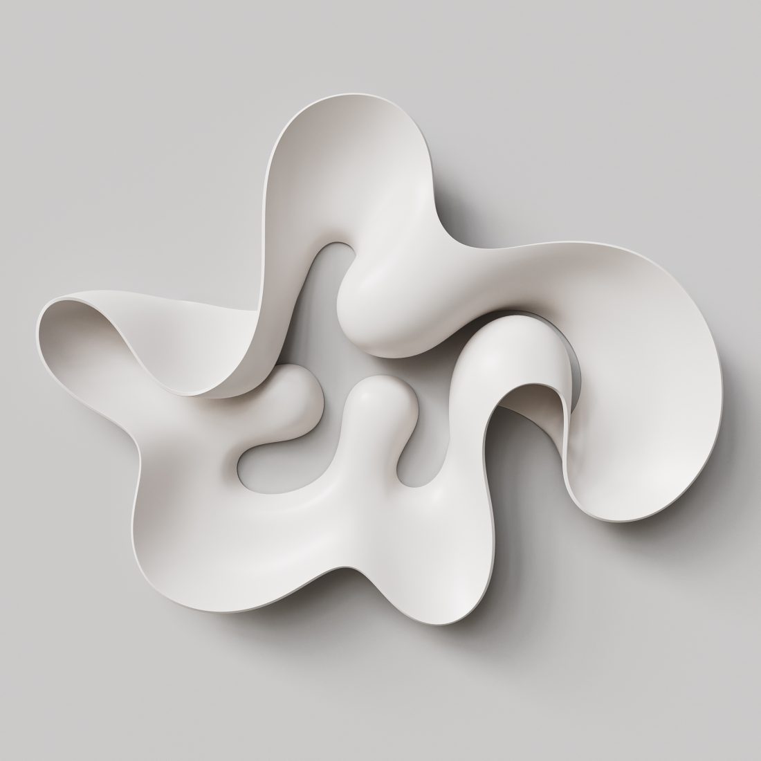 Abstract Sculpture By Eva Hild 3D Model for VRay, Corona | CGMood