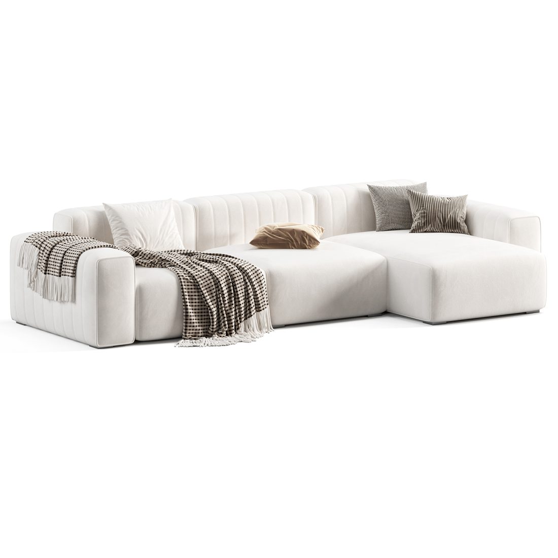 Riff Modular Sofa By Norr11 - 3D Model for VRay, Corona