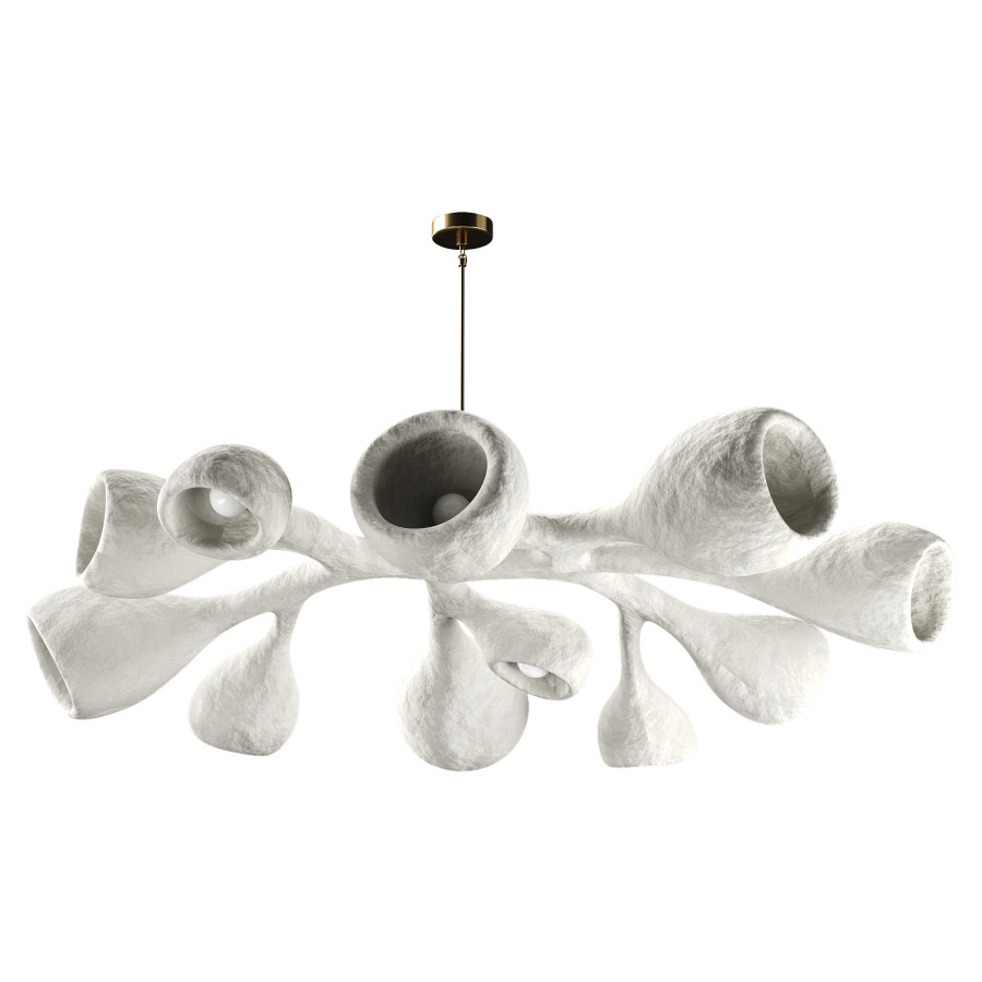 Fertility Form Illuminated Sculpture - 3D Model for VRay, Corona