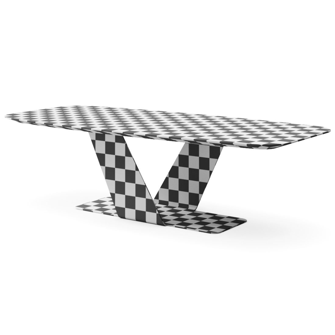 Rugiano Wally Dining Table - 3D Model for VRay, Corona