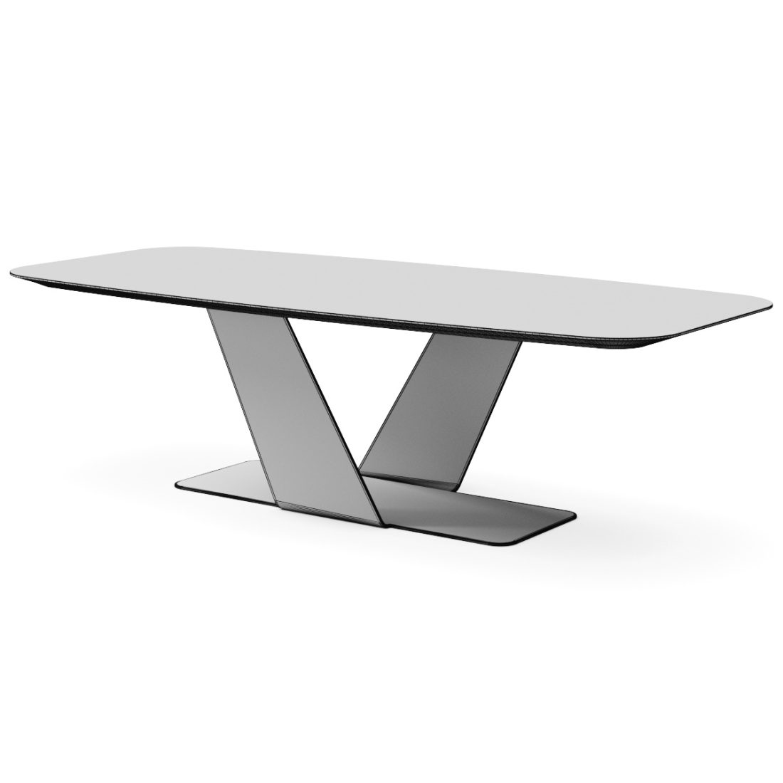 Rugiano Wally Dining Table - 3D Model for VRay, Corona