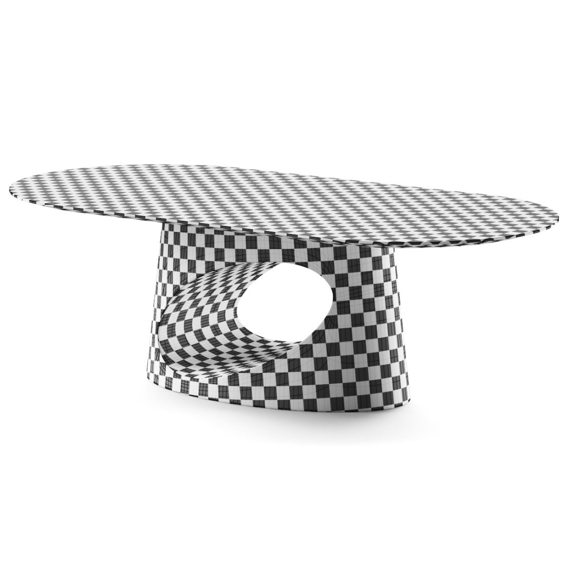 Rugiano Ring Dining Table - 3D Model for VRay, Corona