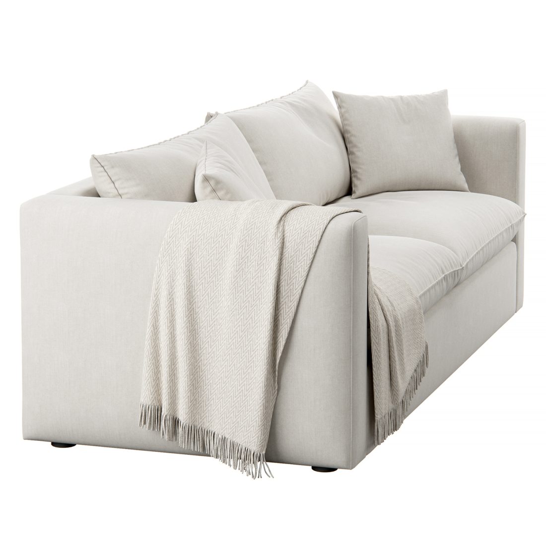Lotus Low Sofa - 3D Model for VRay