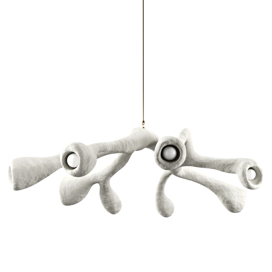 Fertility Form Illuminated Sculpture - 3D Model for VRay, Corona
