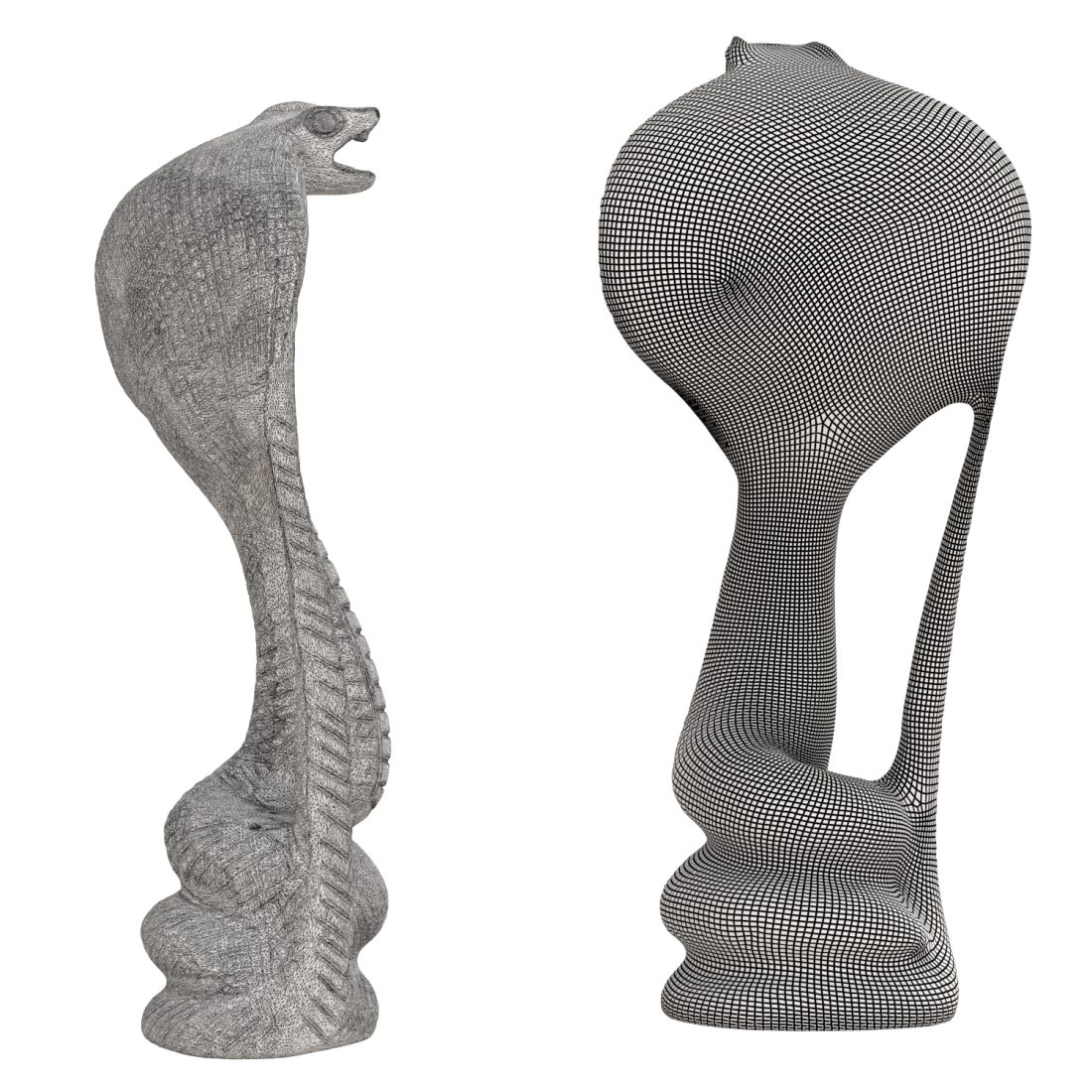 Cobra Figurine - 3D Model for VRay