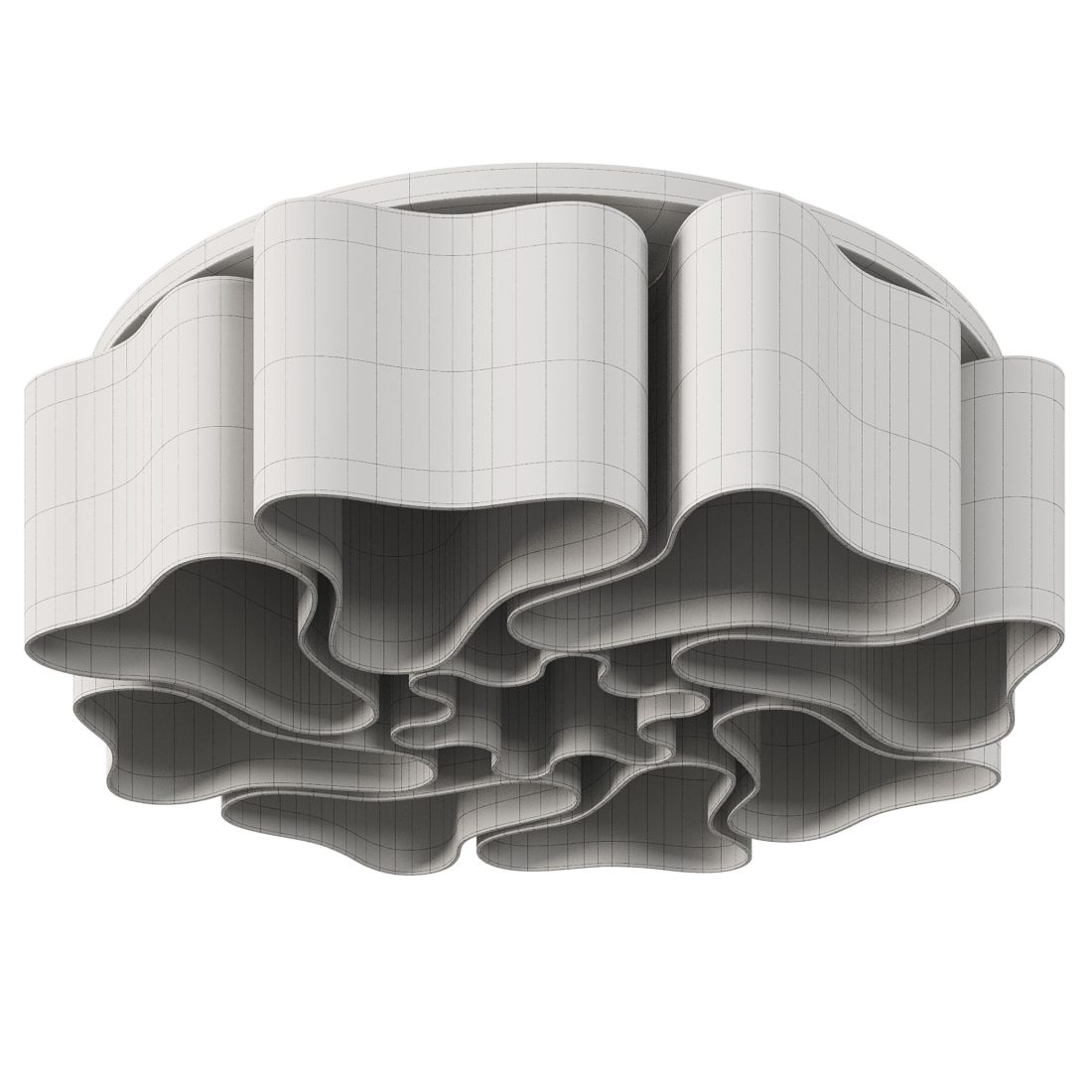 Ceiling Chandelier St Luce Onde 2 Sl118 502 09 05 - 3D Model for Corona