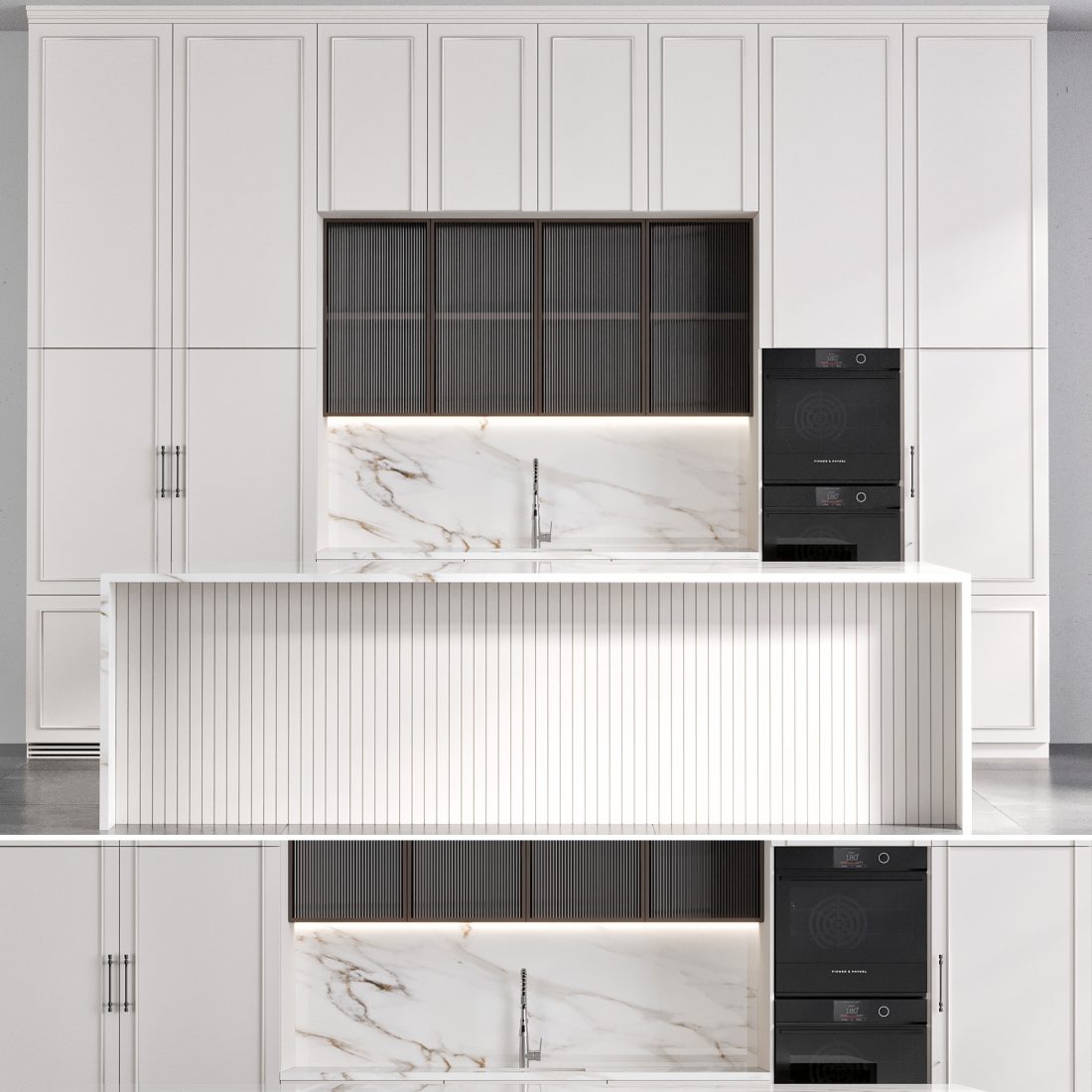 Kitchen No43 - 3D Model for VRay, Corona