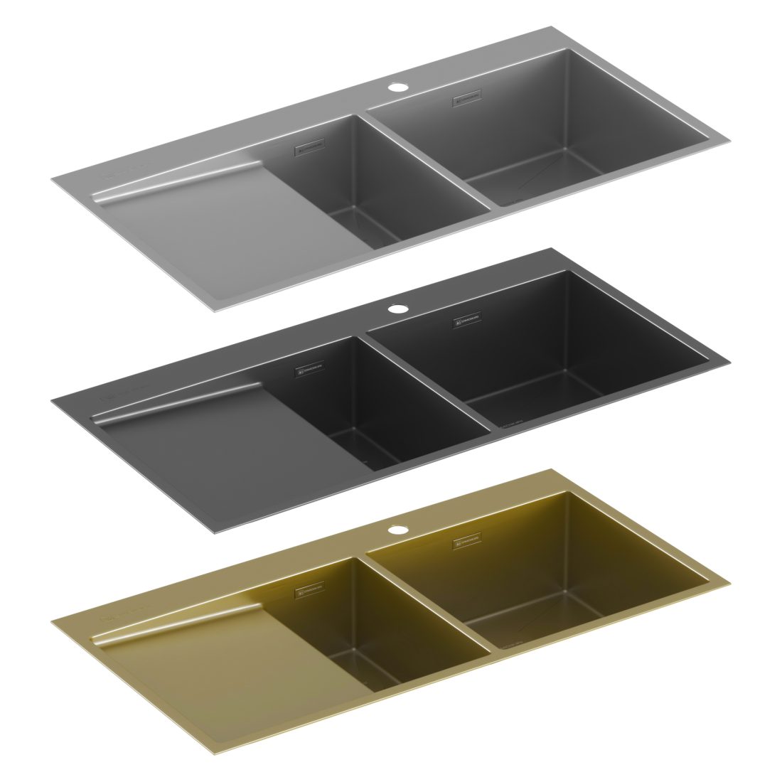 Omoikiri Sink Collection 01 - 3D Model for VRay, Corona