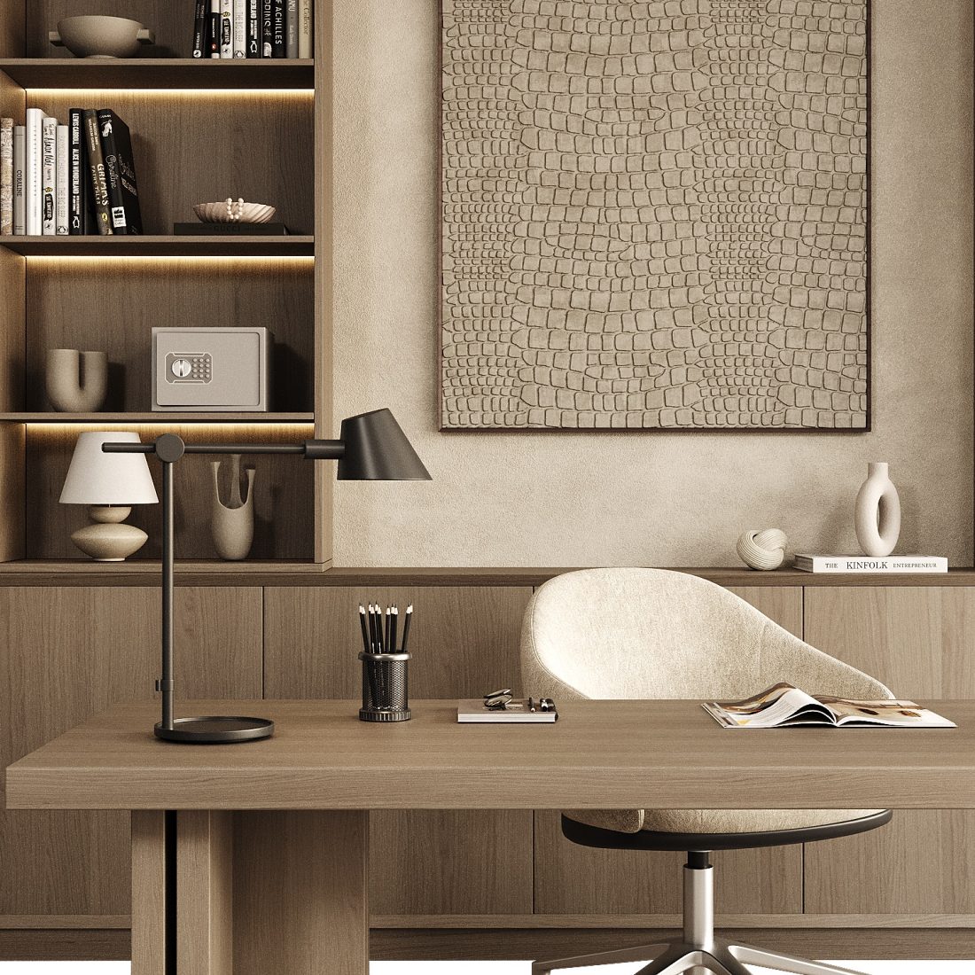 Boss Desk 006 3D Model for Corona | CGMood