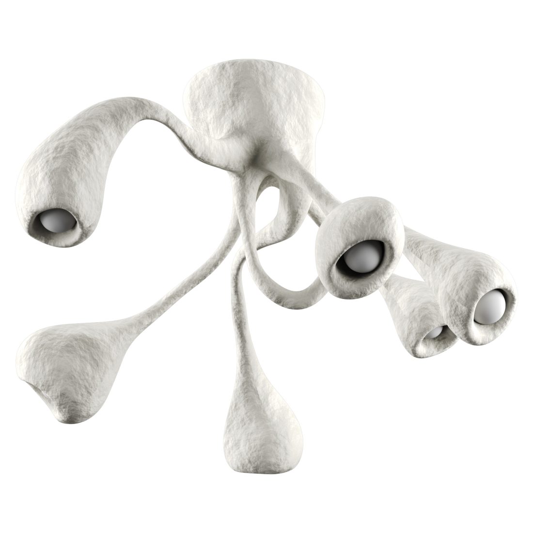 Unique Fertility Form Illuminated Sculpture - 3D Model for VRay, Corona
