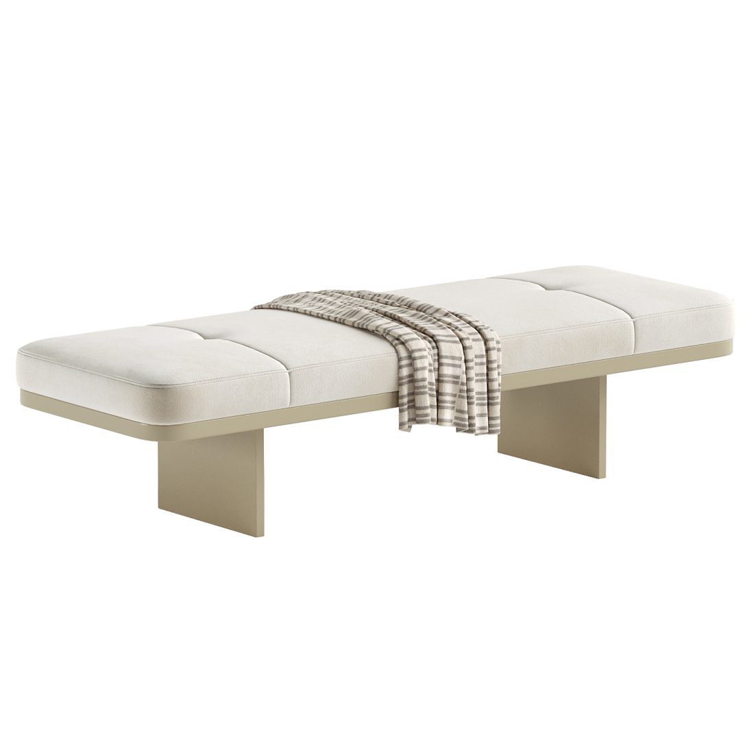 Hugo Bridge Bench - 3D Model for VRay, Corona
