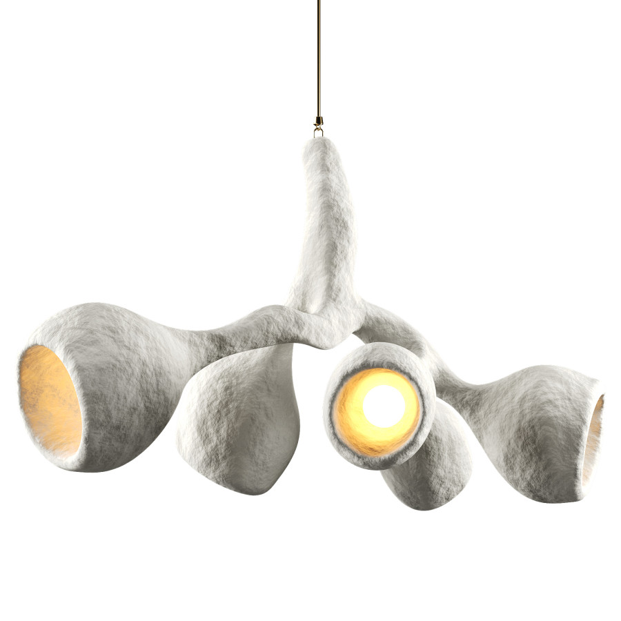 Fertility Form Illuminated Sculpture - 3D Model for VRay, Corona