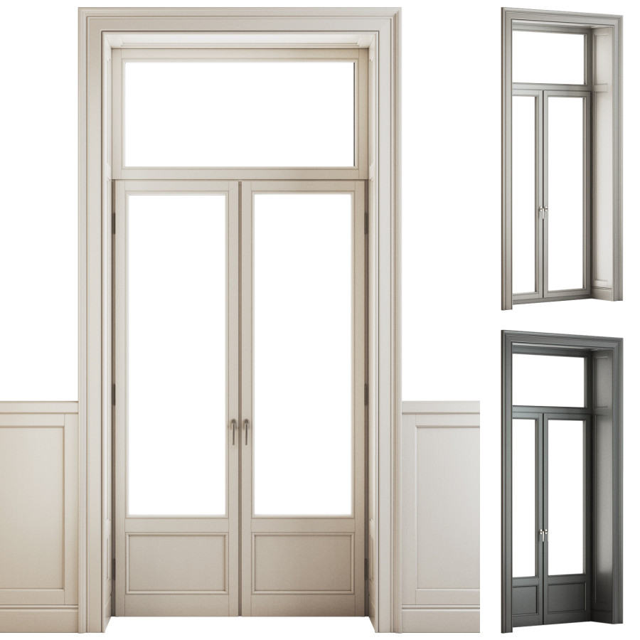 Classical Window/Door 3D Model for VRay, Corona | CGMood