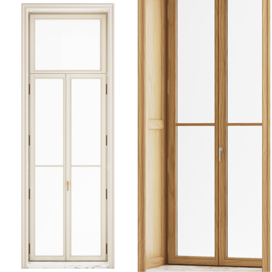 European Style High Window/door 3D Model for VRay, Corona | CGMood