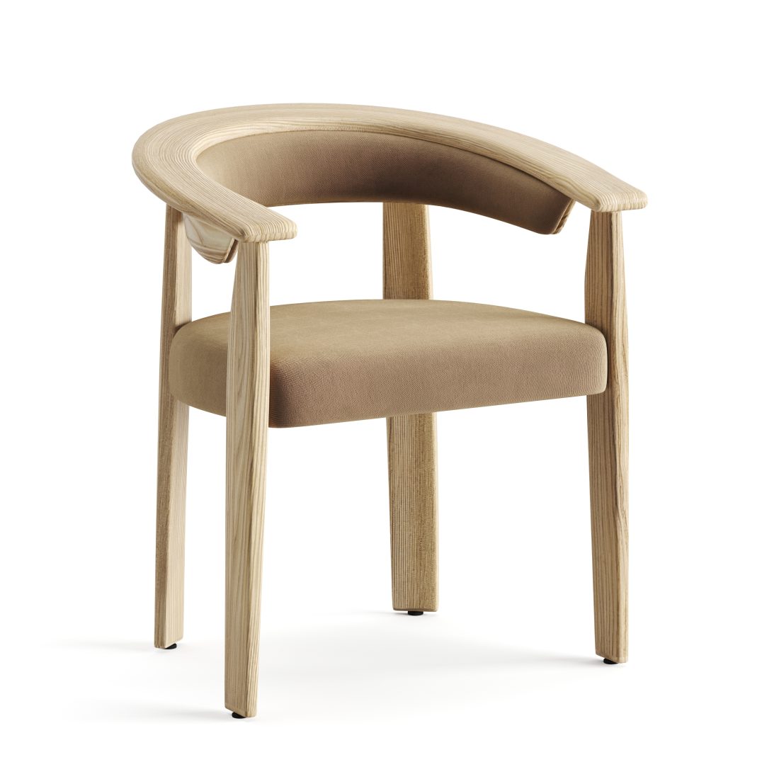 Baxter Afra Chair - 3D Model for VRay, Corona