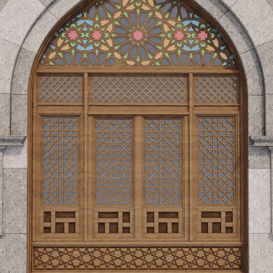 Arabic Turkish Islamic Architectural Element 503 - 3D Model for FStorm ...