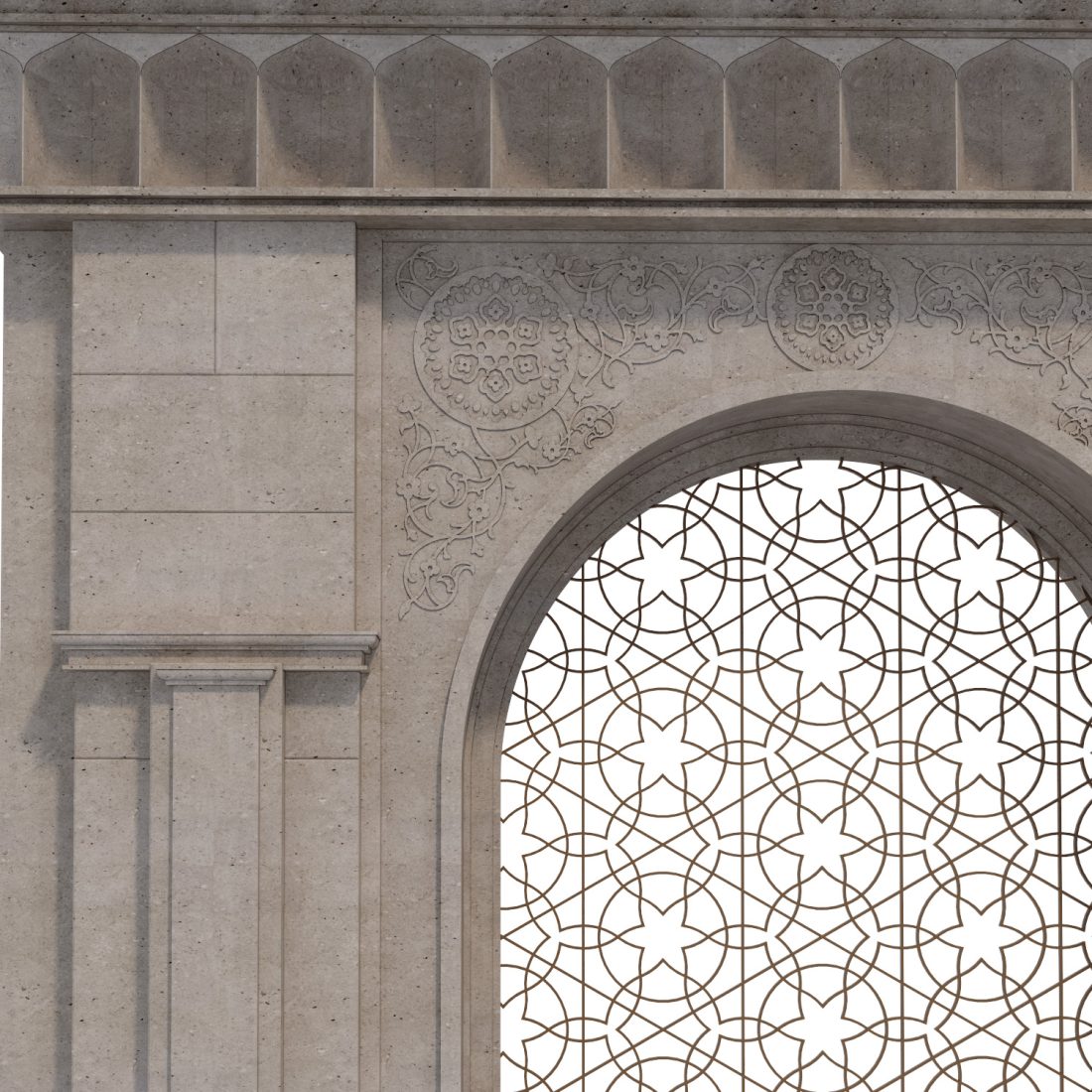Arabic Turkish Islamic Architectural Element Set - 3D Model for FStorm ...