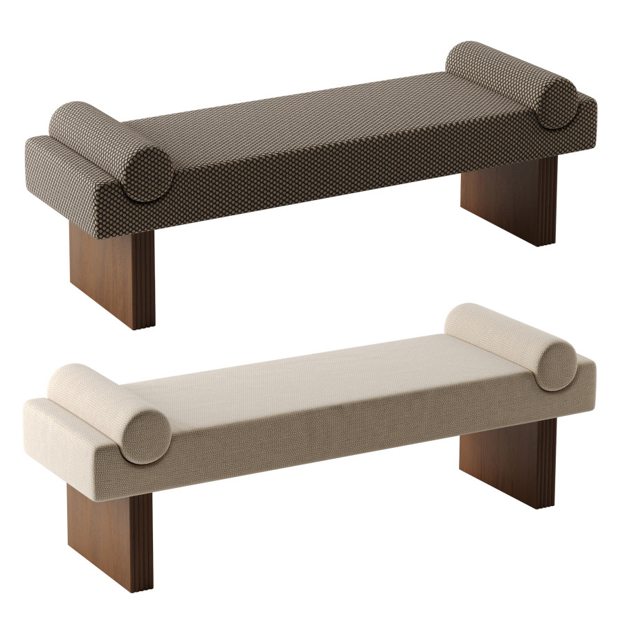 Esther Bench By Soho Home - 3D Model for Corona